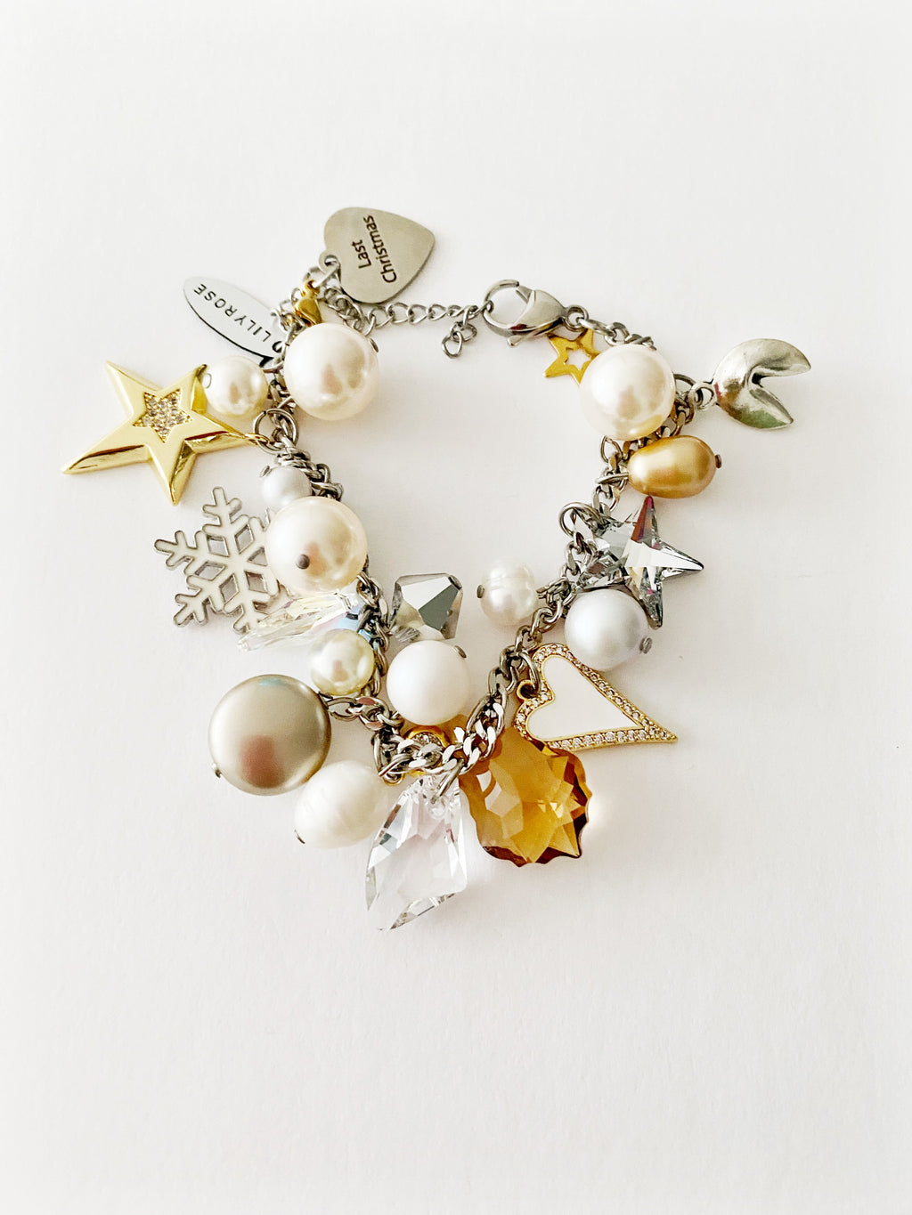 Bracelet White charms 💘